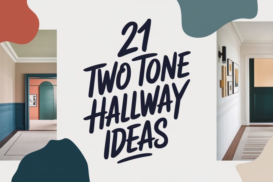 21 Two Tone Hallway Ideas to Make Your Corridor the Star of Your Home