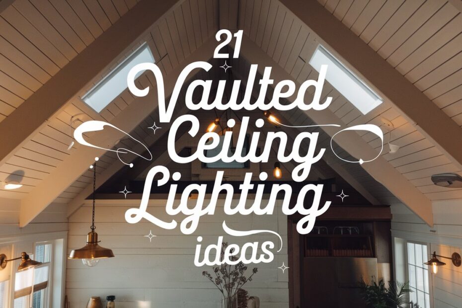 21 Vaulted Ceiling Lighting Ideas to Turn Your Space Into a Show ...
