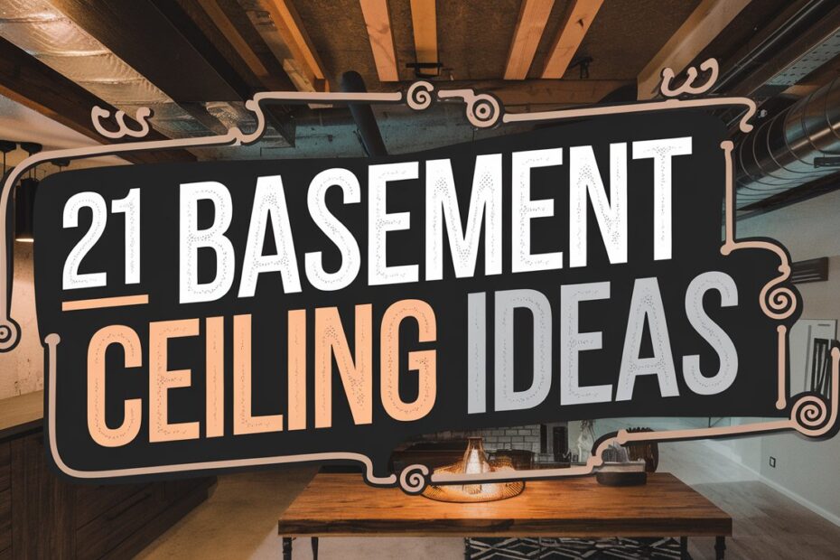 21 Basement Ceiling Ideas to Turn Your Underground Room into a Design ...