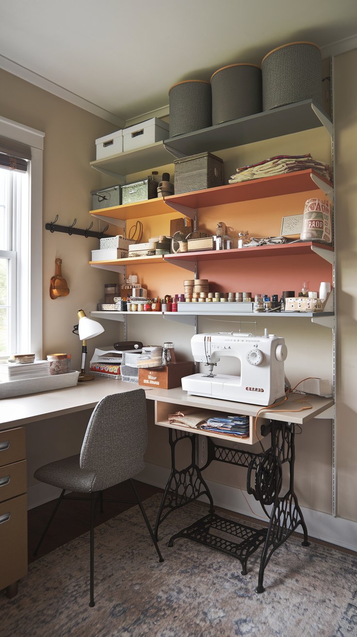 21 Small Sewing Room Ideas That Maximize Every Inch of Your Crafting Corner