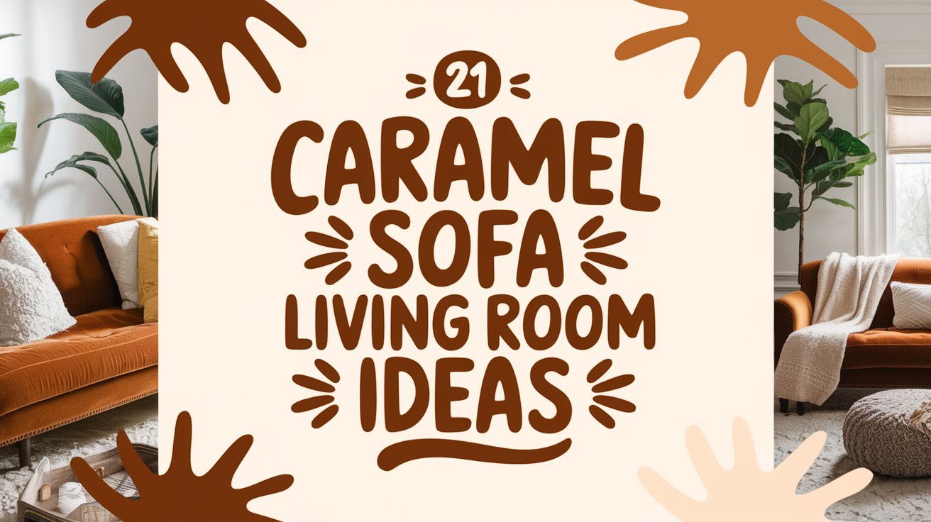 21 Caramel Sofa Living Room Ideas That Transform Any Space Into a Cozy ...