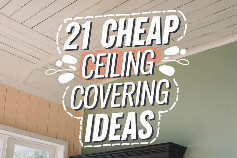Cheap Ceiling Covering Ideas That Will Make Your Room Look Expensive on a Budget