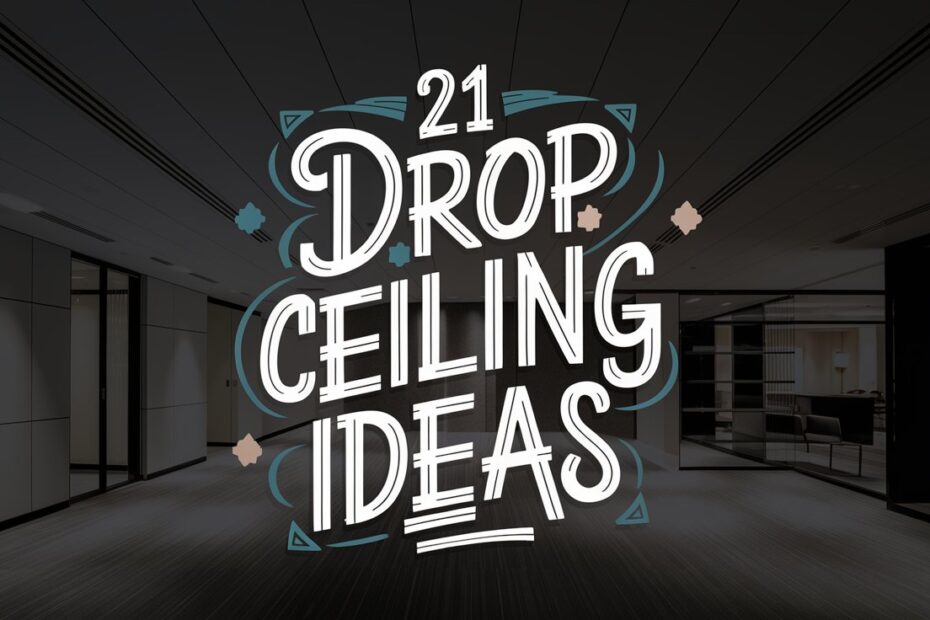 21 Drop Ceiling Ideas That Will Make You Fall in Love with Your ...