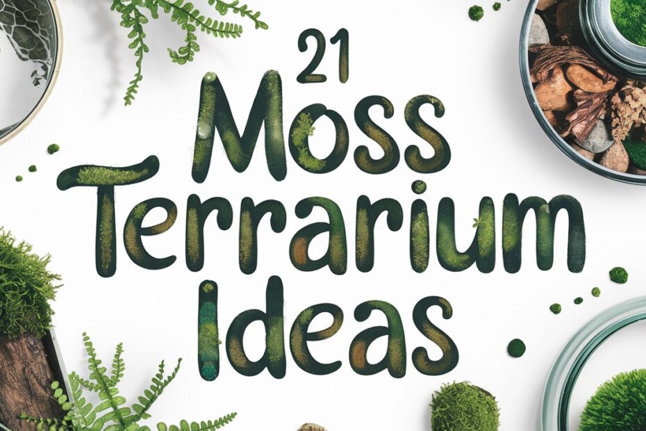 21 Moss Terrarium Ideas to Transform Your Home Into a Magical Garden Oasis