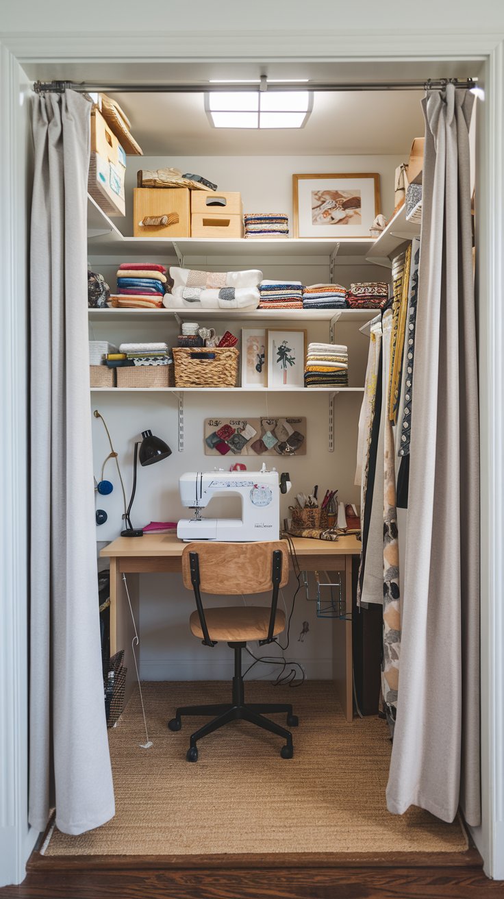 21 Small Sewing Room Ideas That Maximize Every Inch of Your Crafting Corner
