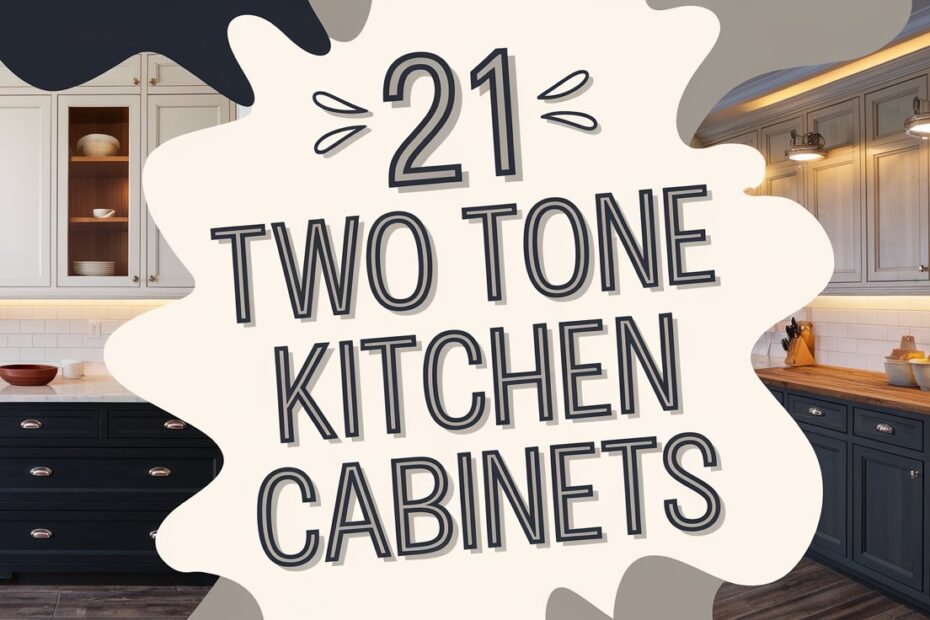 Two Tone Kitchen Cabinets That Will Revolutionize Your Home: 21 ...