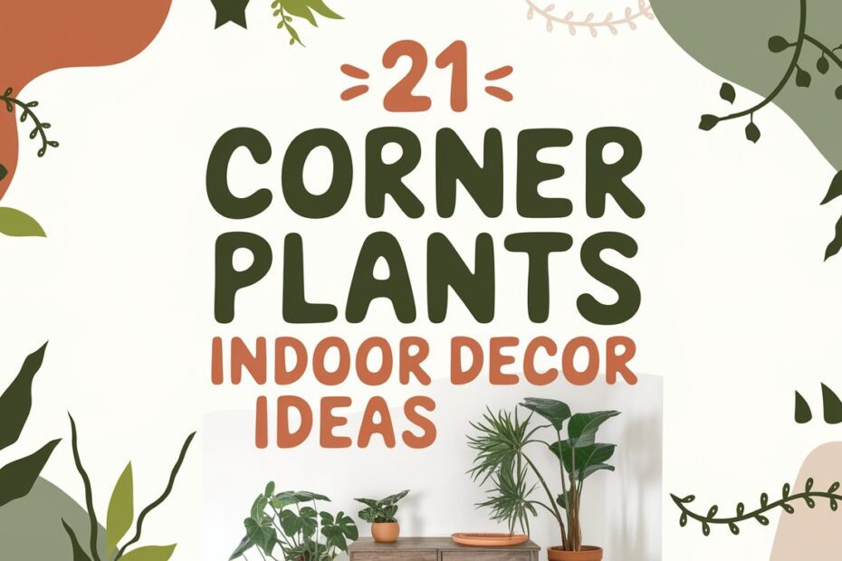 Corner Plants Indoor Decor Ideas: 21 Ways to Transform Dead Spaces Into ...