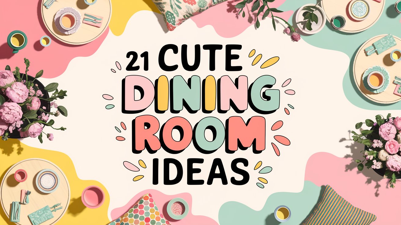 Cute Dining Room Ideas: 21 Charming Ways to Transform Your Space
