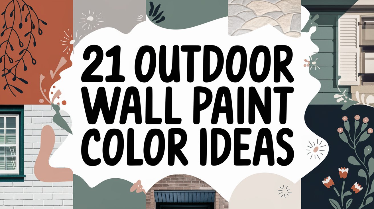 Outdoor Wall Paint Color Ideas: 21 Stunning Shades That Transform Your ...
