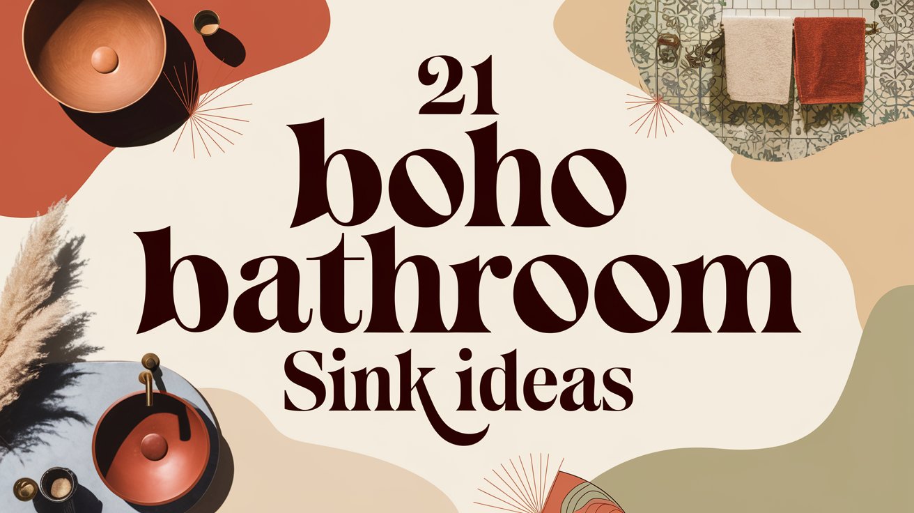 Boho Bathroom Sink Ideas: 21 Dreamy Designs to Transform Your Space
