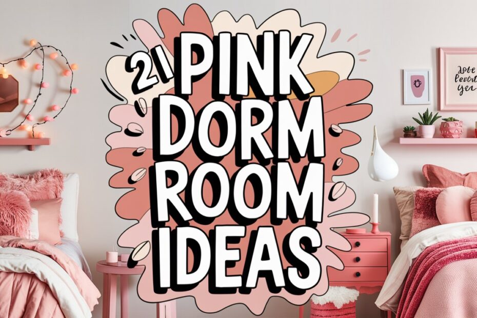 Pink Dorm Room Ideas: 21 Creative Ways to Transform Your College Space