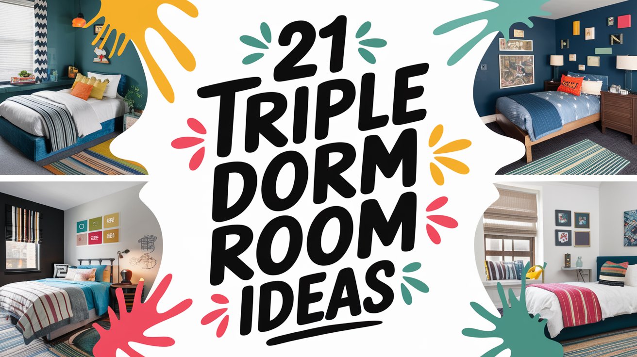 Triple Dorm Room Ideas: 21 Ways to Transform Cramped Quarters into Cozy ...