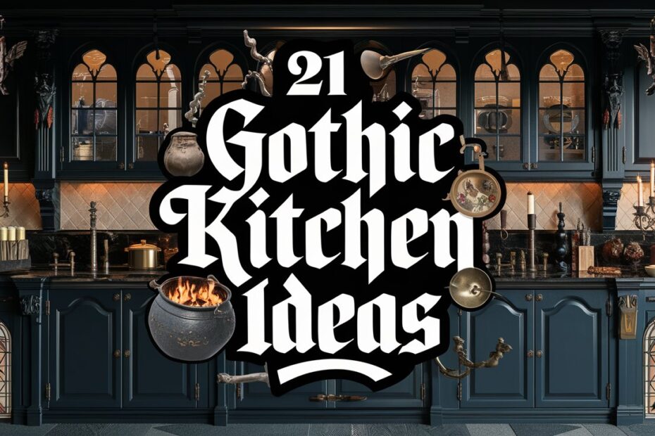 Gothic Kitchen Ideas: 21 Dramatic Ways to Transform Your Cooking Space