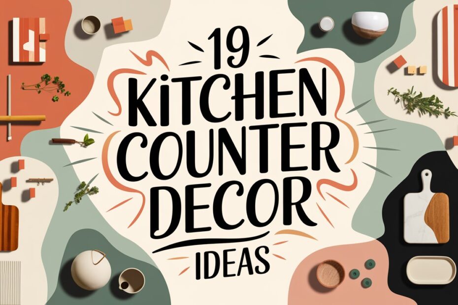 Kitchen Counter Decor Ideas: 19 Ways to Style Your Countertops Beautifully