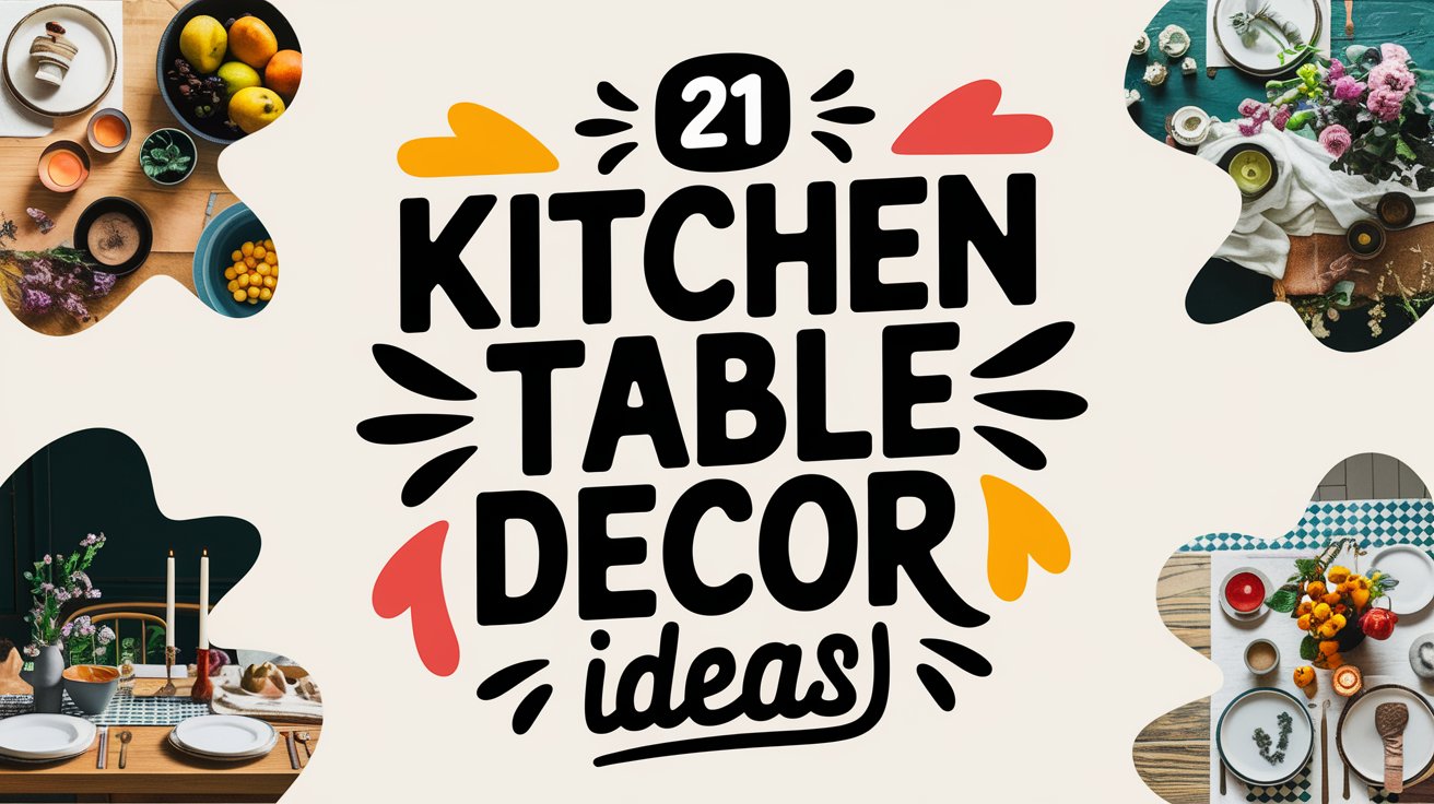 Kitchen Table Decor Ideas: 21 Ways to Transform Your Dining Space