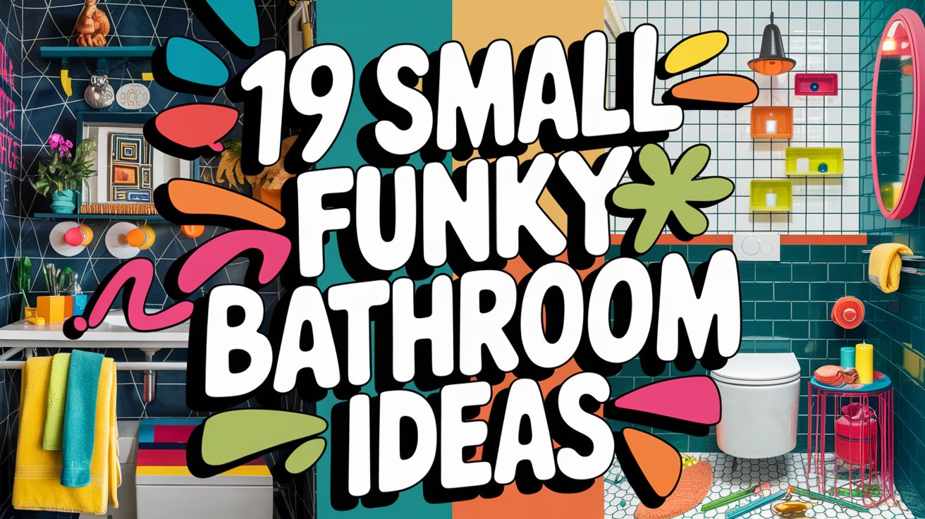Small Funky Bathroom Ideas: 19 Bold Designs That Transform Tiny Spaces