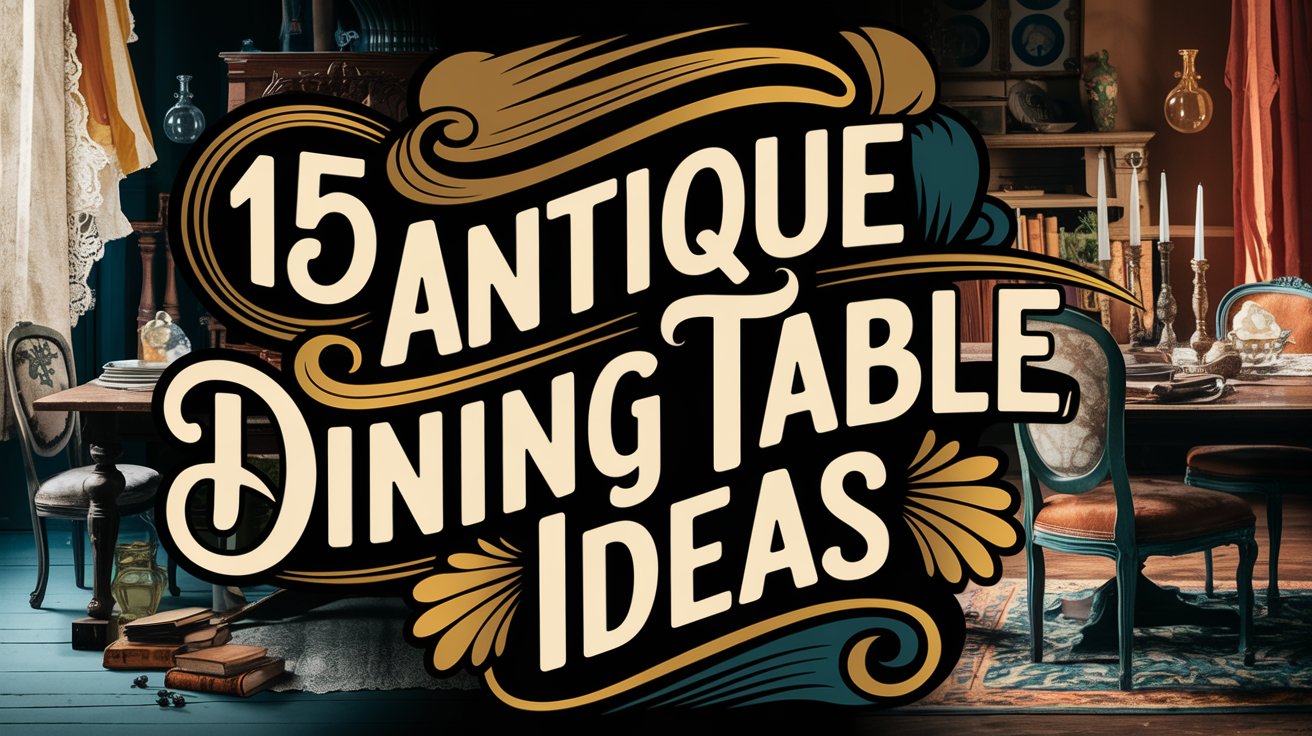 Antique Dining Table Ideas: 15 Timeless Ways to Transform Your Space