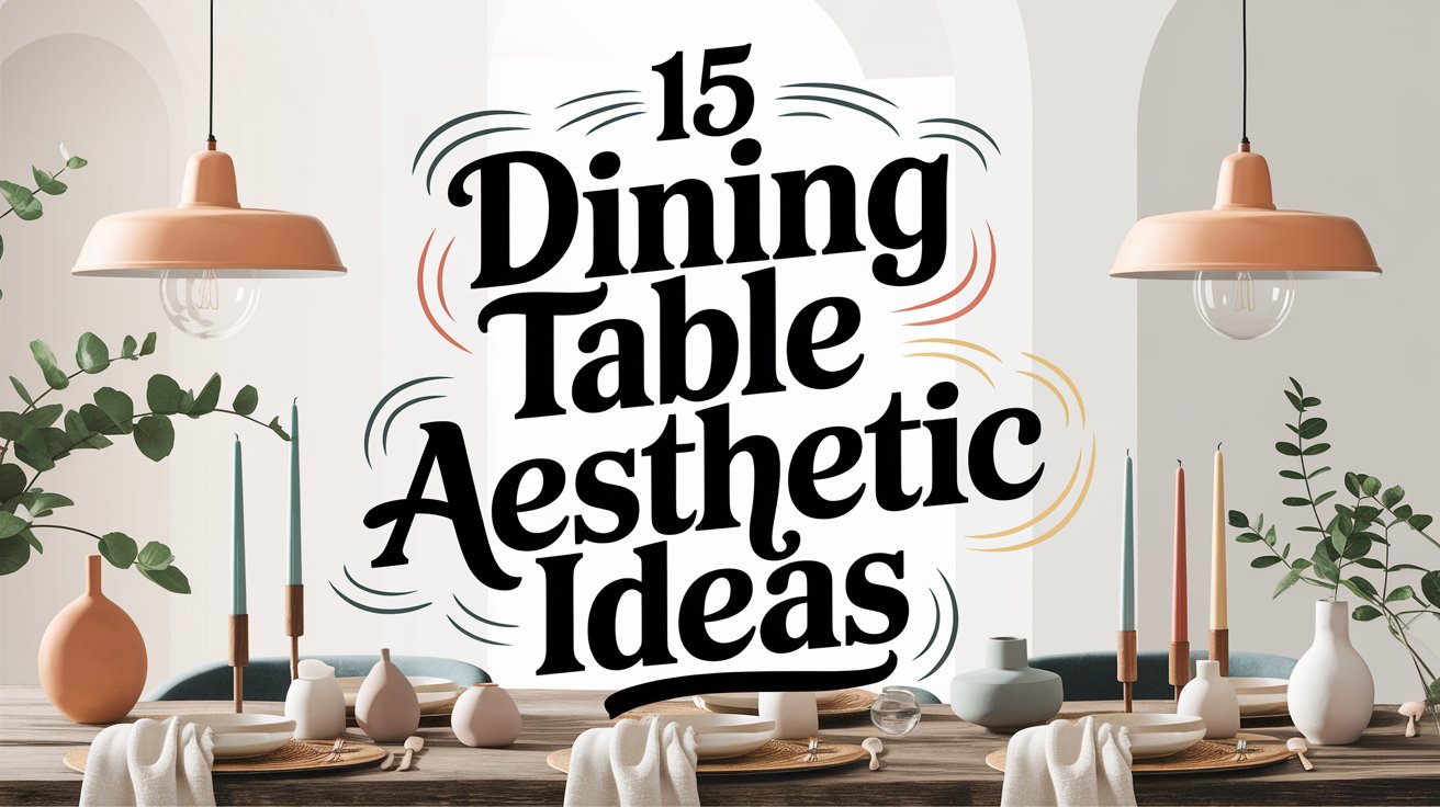 Dining Table Aesthetic Ideas: 15 Stunning Ways to Transform Your Space