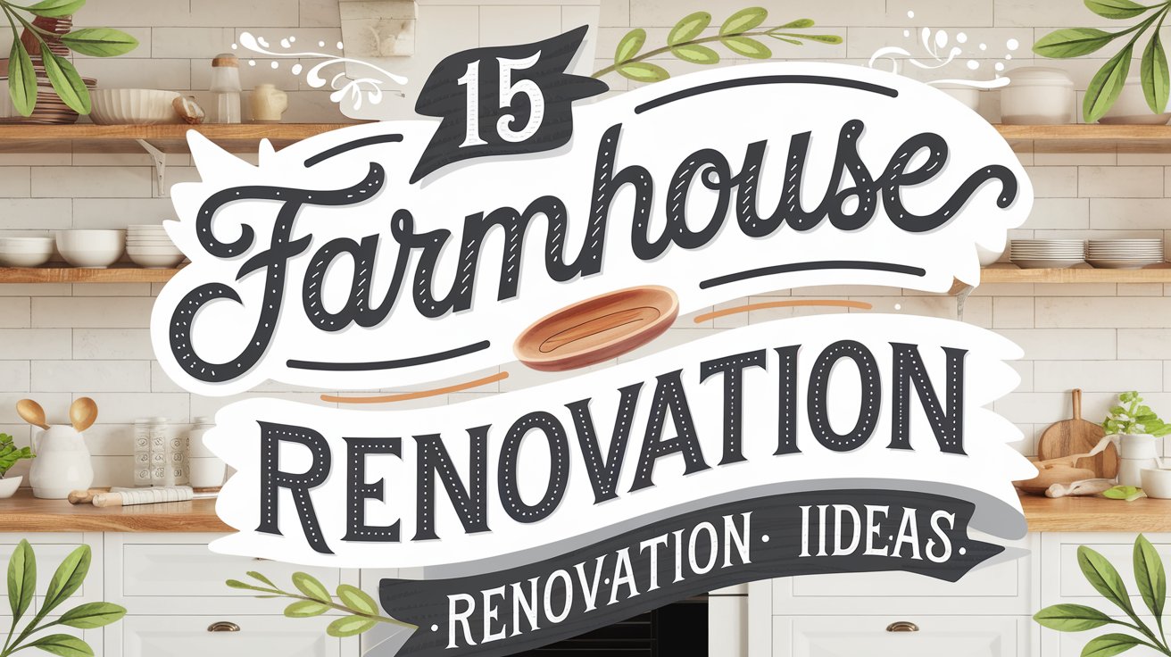 Farmhouse Kitchen Renovation Ideas: 15 Stunning Ways to Transform Your ...