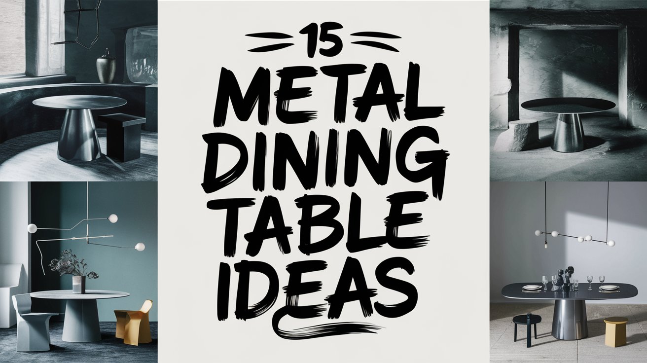 Metal Dining Table Ideas: 15 Stunning Designs to Transform Your Dining ...