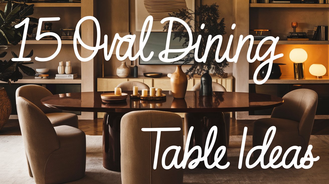 Oval Dining Table Ideas: 15 Stunning Ways to Transform Your Dining Space