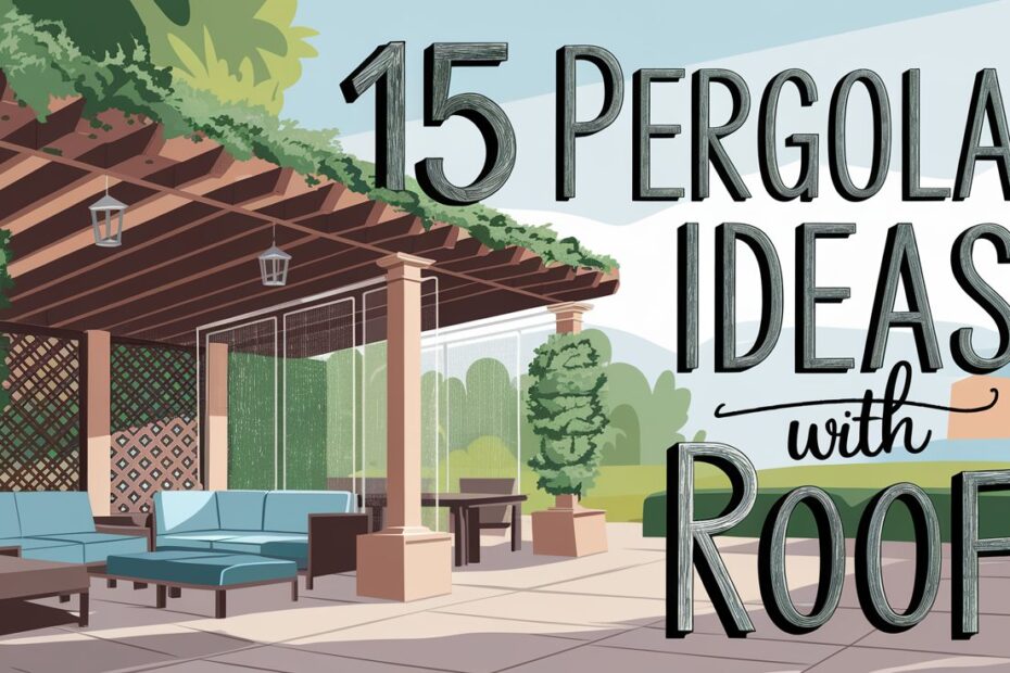 Pergola Ideas with Roof: 15 Stunning Designs to Transform Your Outdoor ...