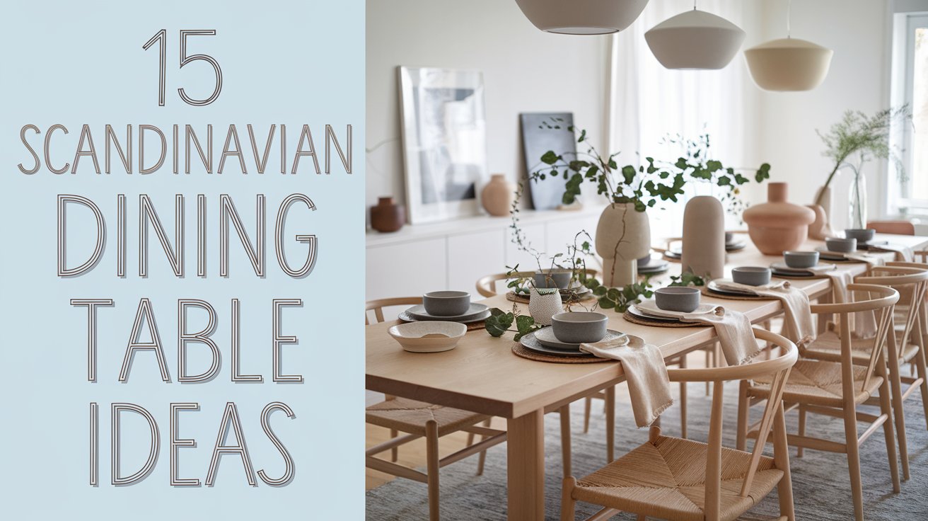 Scandinavian Dining Table Ideas: 15 Beautiful Ways to Transform Your Space