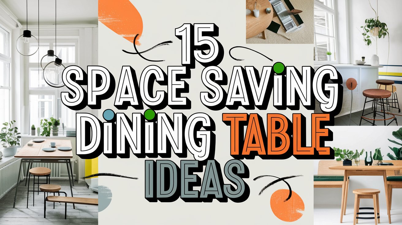 Space Saving Dining Table Ideas: 15 Clever Solutions for Small Homes