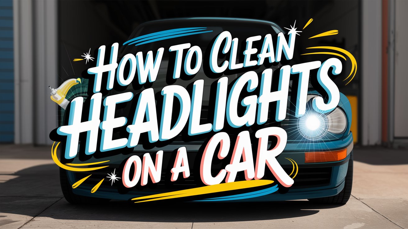 How to Clean Headlights on a Car - Restore Crystal-Clear Visibility in ...
